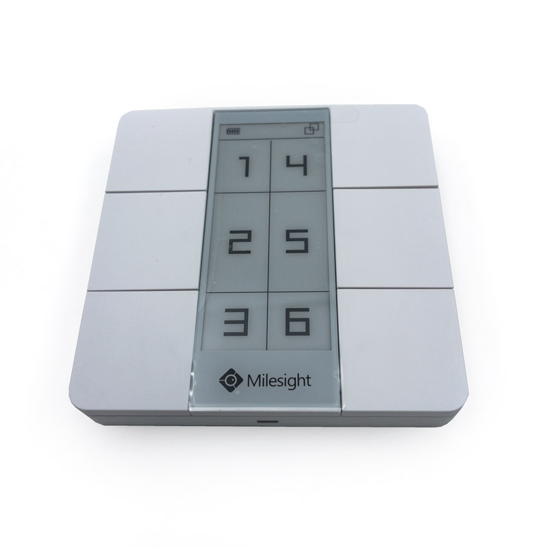 Milesight WS156 IoT Button mit E-Ink Display aus der CoWork Serie